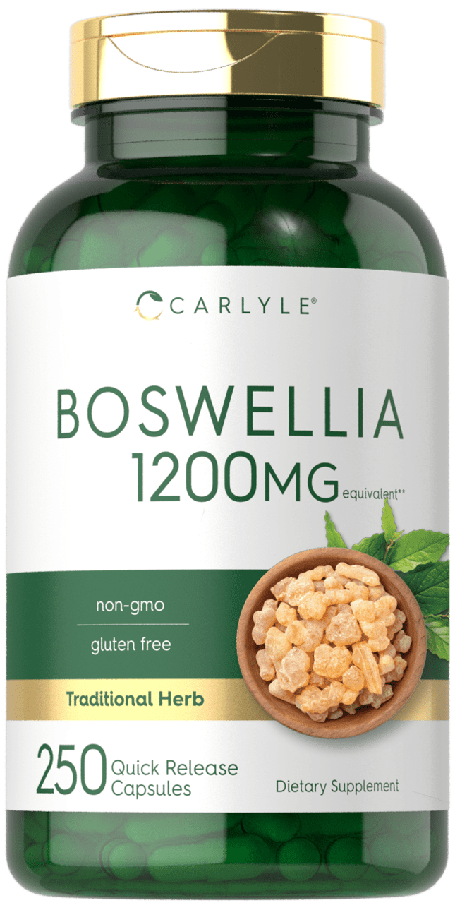 Boswellia Extract 1200mg | 250 Capsules | Boswellia Serrata Complex ...
