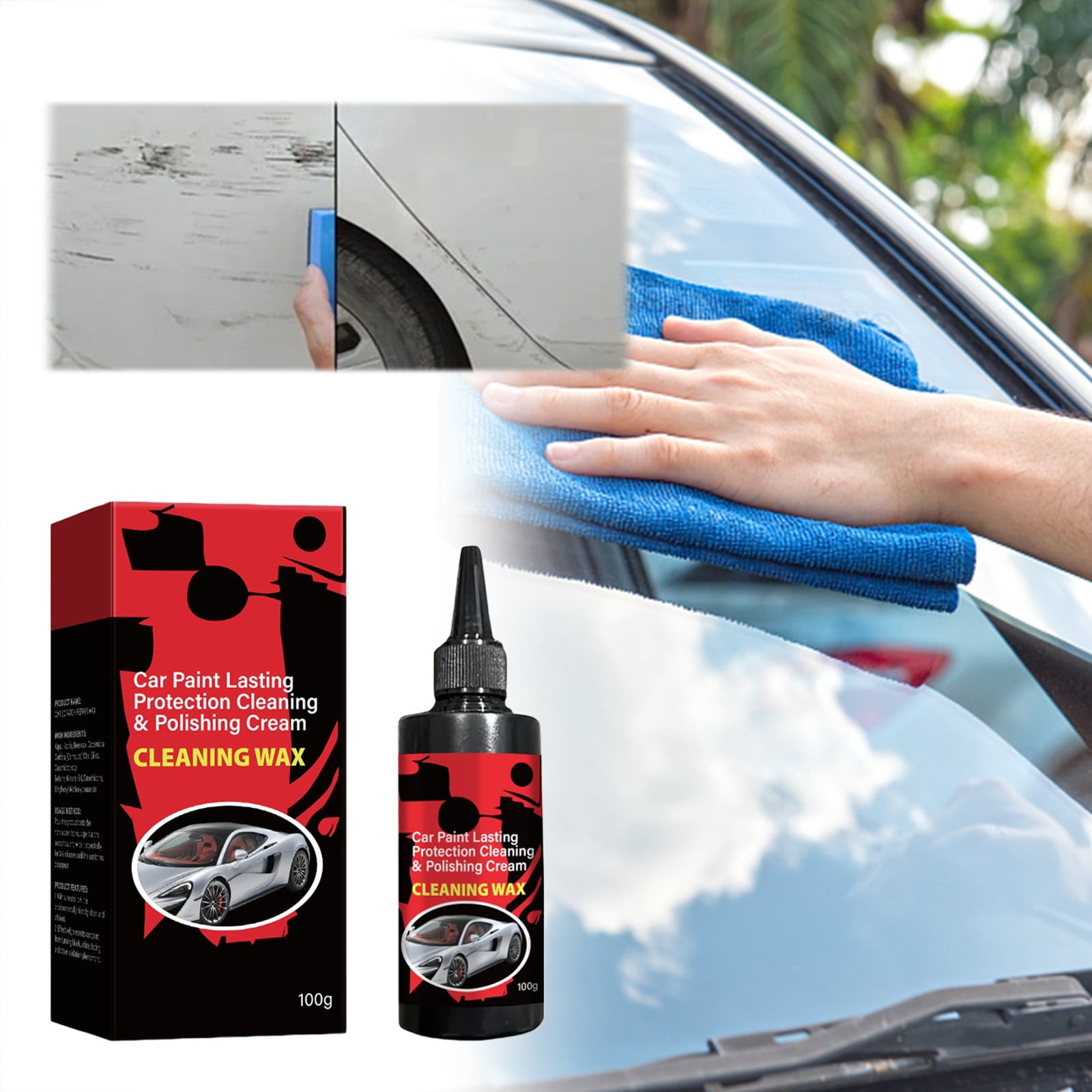 BotaniNest 100ml Car Scratch Remover Polish Paint Restoration For Swirl ...
