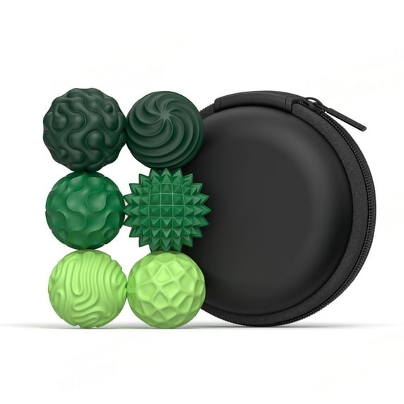 BotaniNest 6 Piece Massage Hand & Stress With Carrying Textured For ...