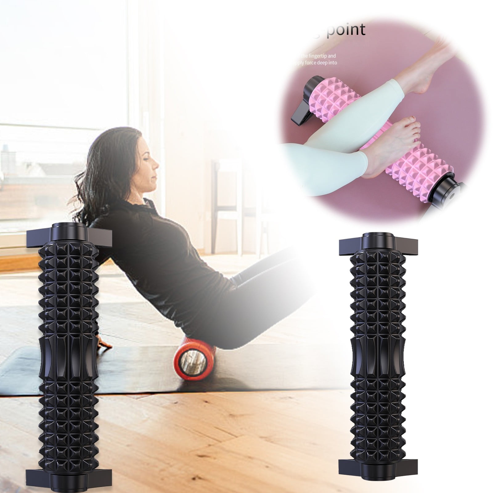 BotaniNest Adjustable Triangular Support Foam Roller For Muscle ...