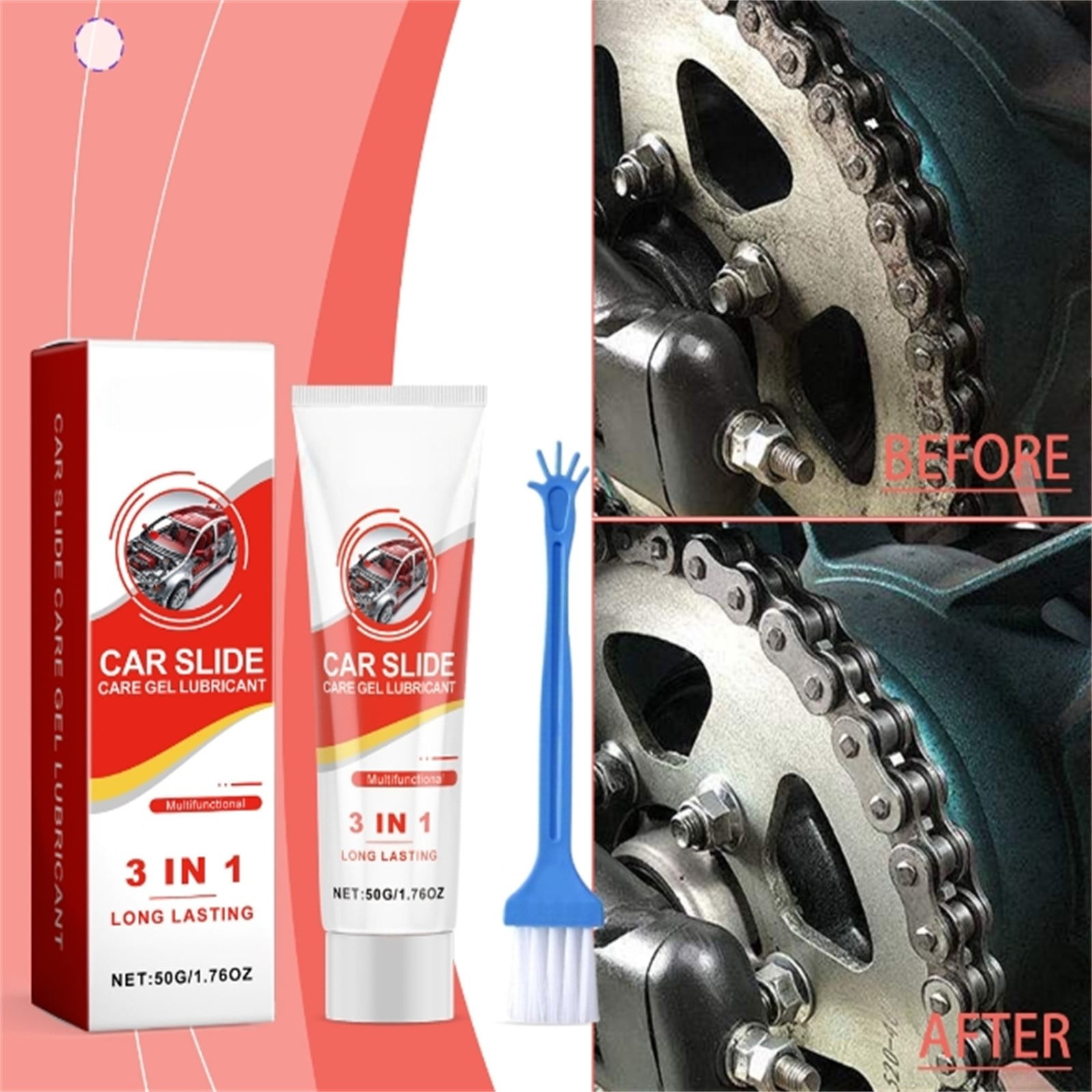 BotaniNest Auto & Bike Lubricating Gel Multipurpose Grease For Bearings Hubs &（50ml） - Walmart.com
