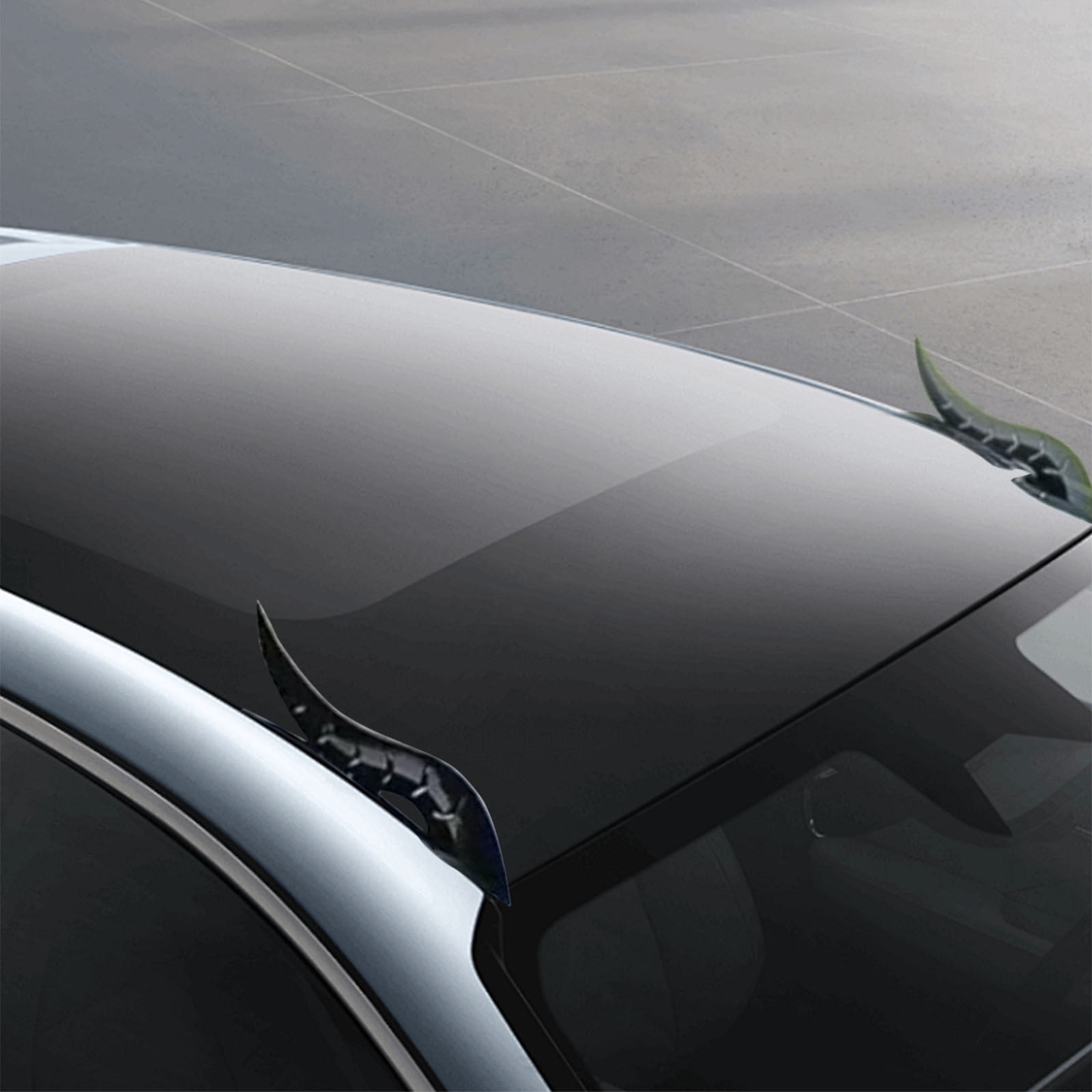 BotaniNest Car Roof Drag On Horn Modification Universal Auto Roof ...