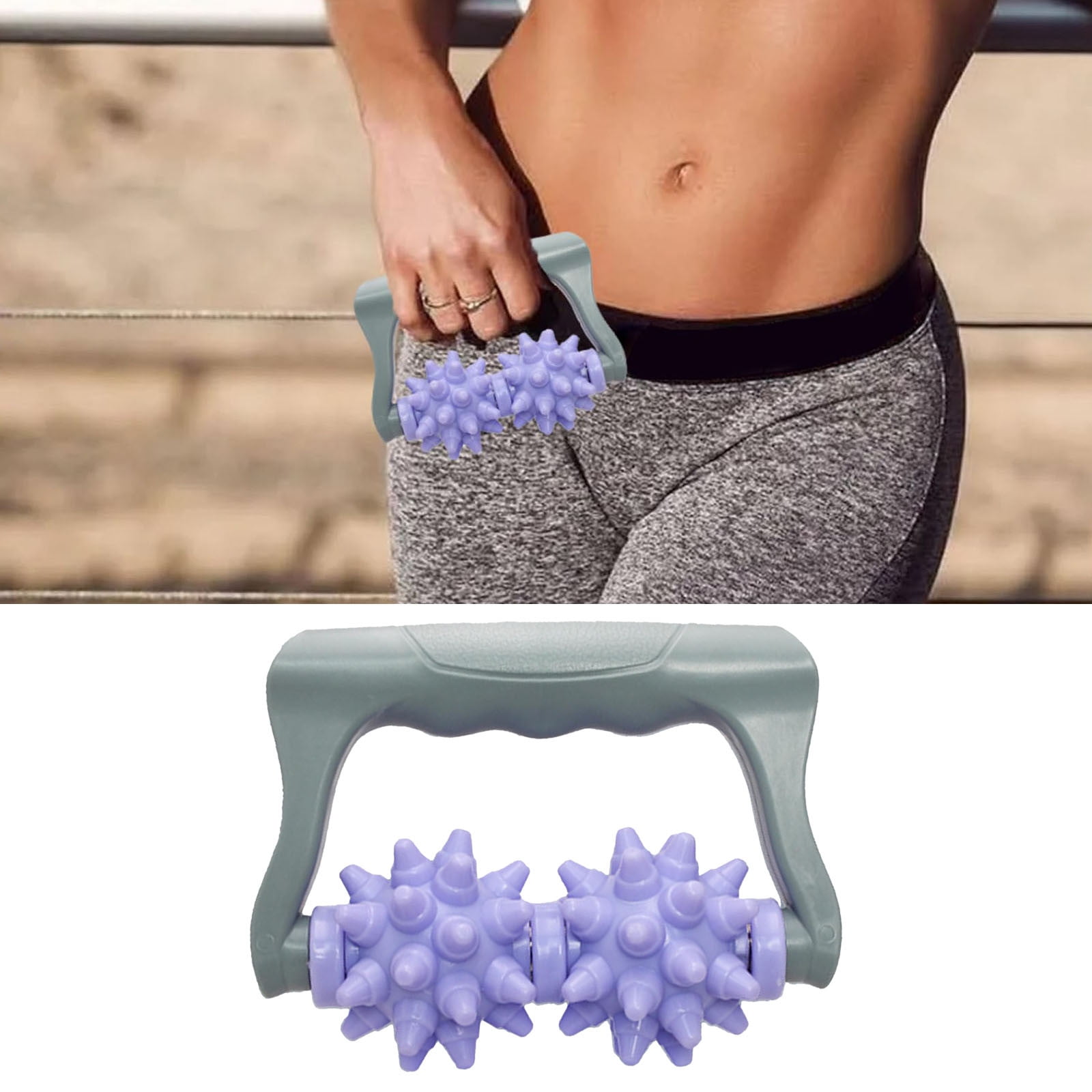 BotaniNest Cellulite Massager Roller 2 Wheel Massage Roller With ...