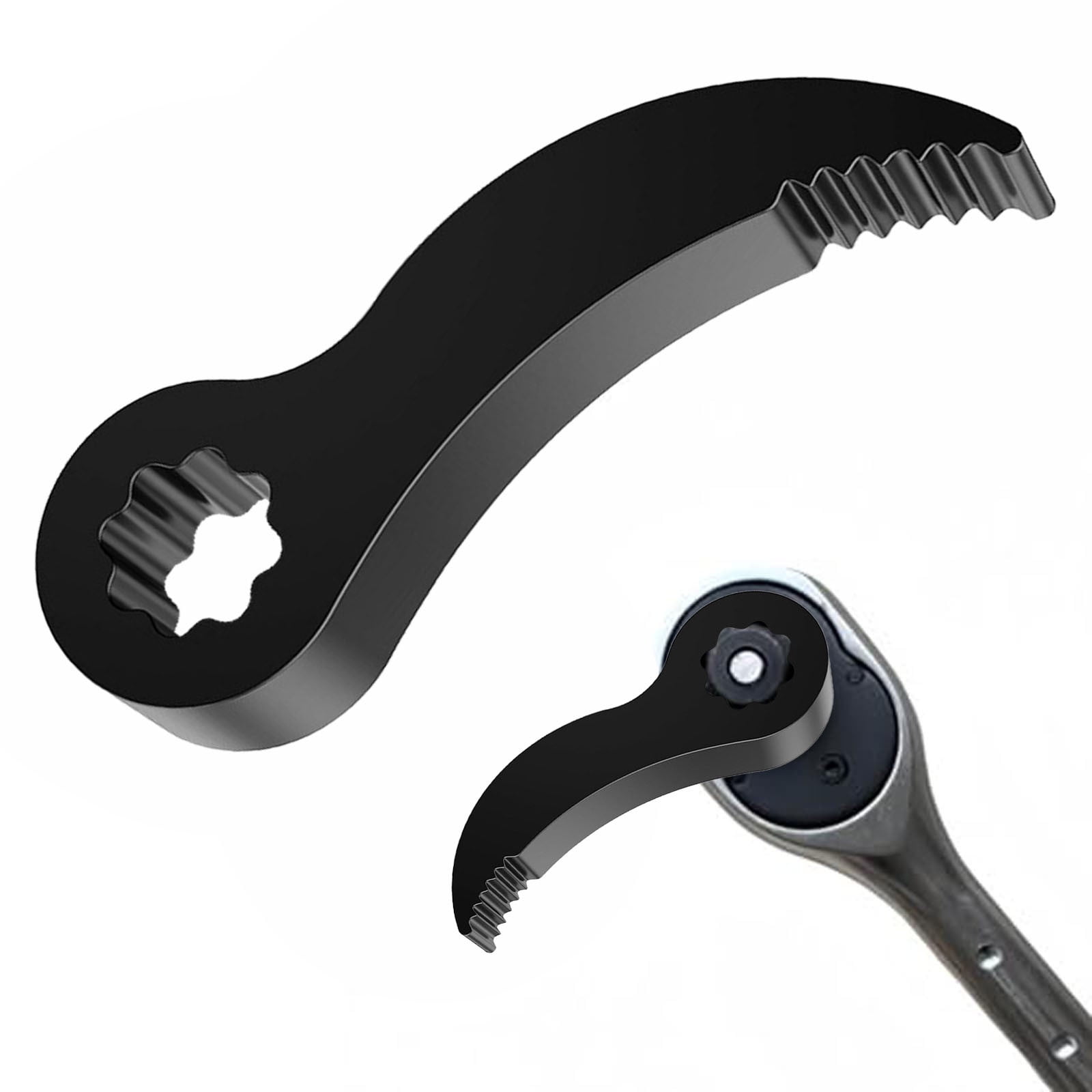 BotaniNest Crow Bar Adapter Head Pry Bar Wren Ch Adaptor Head Fits 1/2 ...