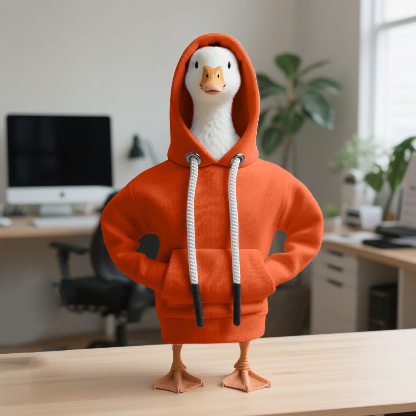 BotaniNest Desk Goose Outfits Hoodies Tabletop Goose Accessory Mini ...