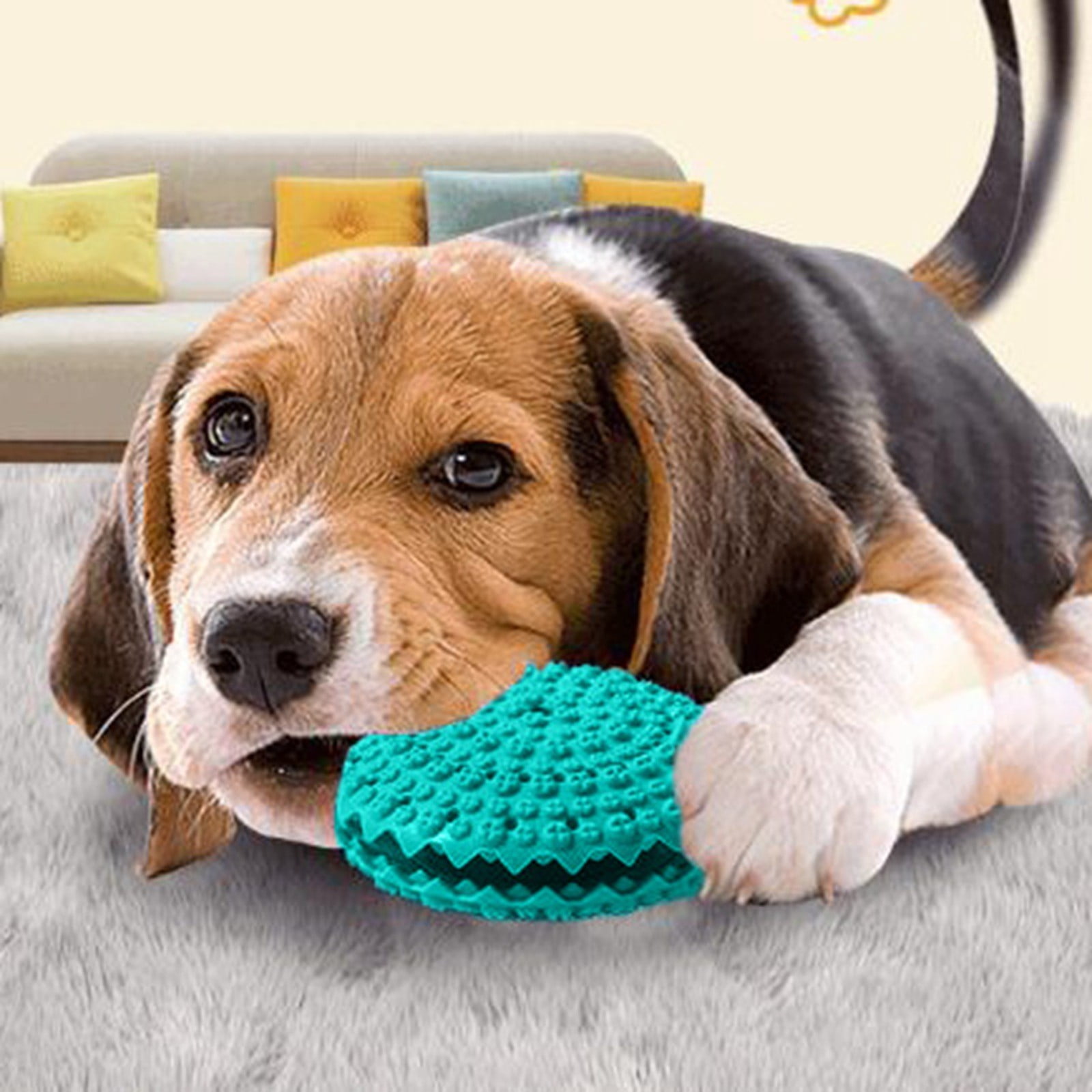 BotaniNest Dog Food Leaker Squeaky Dog Toy Pet Educational Gnawing Toy ...