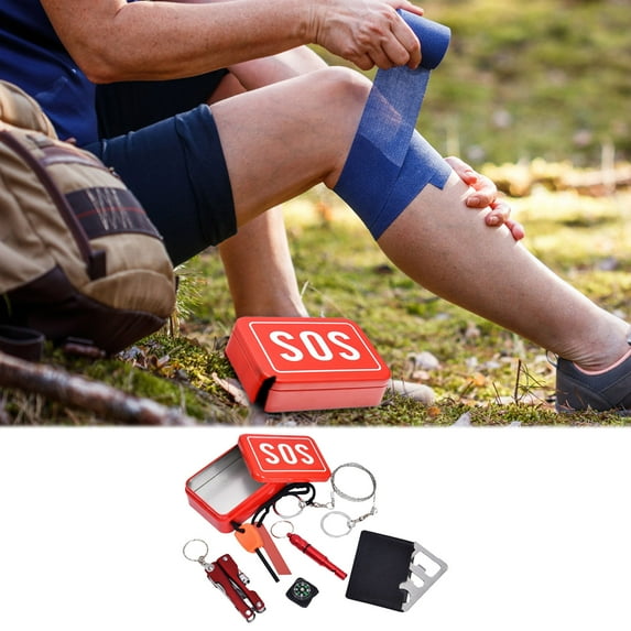 BotaniNest Emergency Kit With Tool Pliers Emergency Whistle Line ...