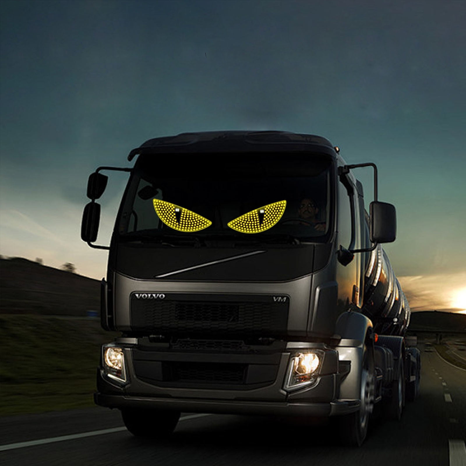 BotaniNest Eyes Light For Cars Dynamic DIY Car Led Smart Colorful Eye ...
