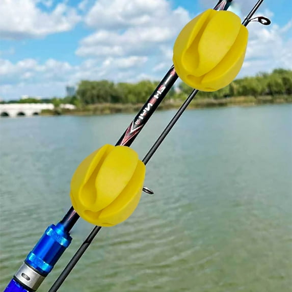 BotaniNest Fishing Rod Tie Up Holder Fishing Rod Hook Holder Silicone ...