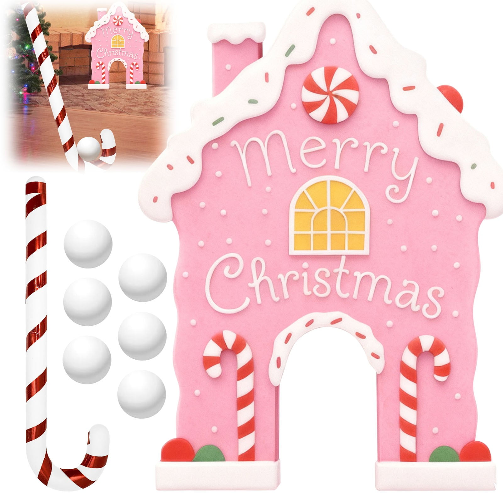 BotaniNest Game Party Activity Candy Cane Club Mini Includes Candy Cane ...