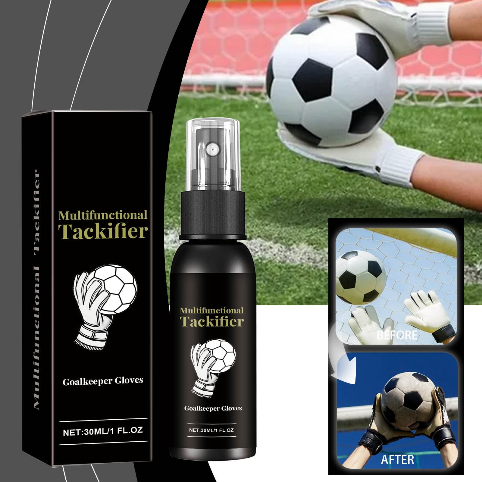 BotaniNest Goalkeeper Glove Grip Enhancer Spray Improve Hand Control ...