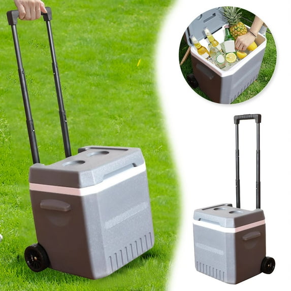 BotaniNest Hard Ice Chest Cooler With Wheels And Handle Portable ...