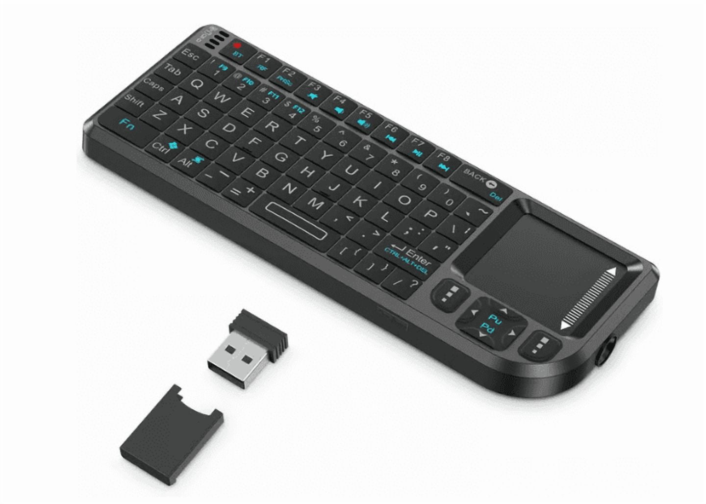 BotaniNest Keyboard With Touchpad Keyboard 2.4G Thin Handheld Wireless ...