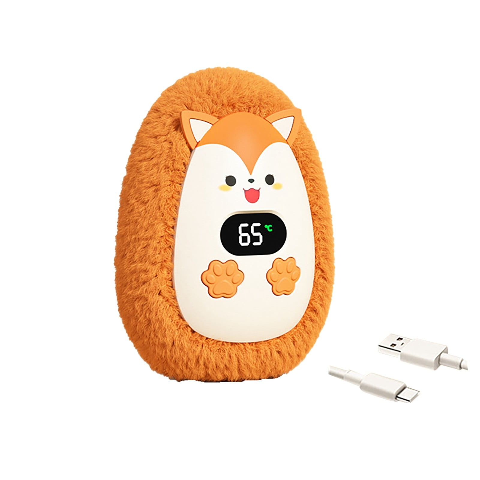 BotaniNest New Hand Warmers Cartoon Animal Furry Warm Baby Hand Warmers ...