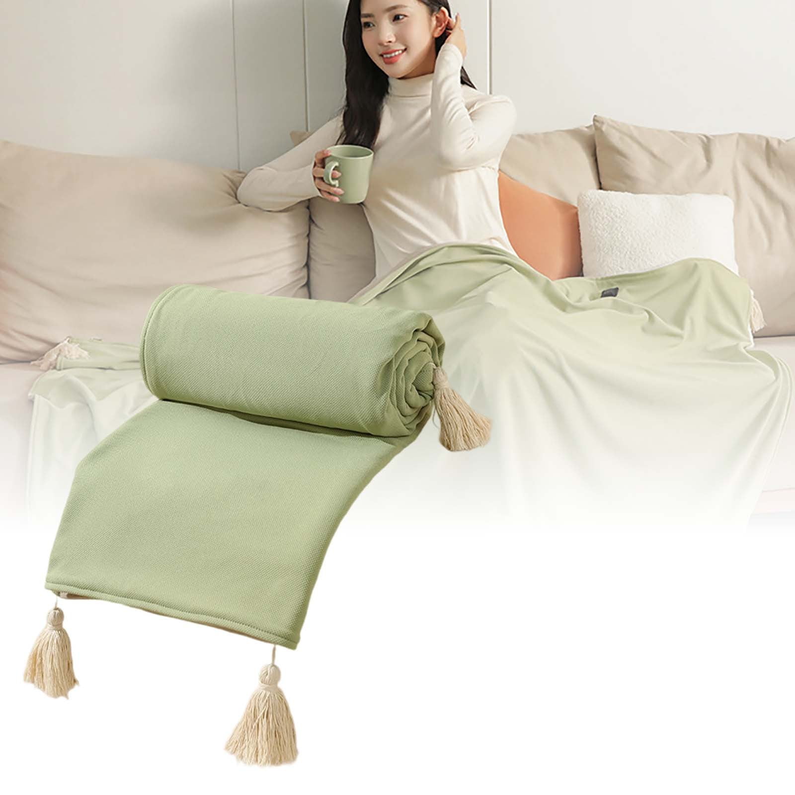 BotaniNest Portable Heated Blanket Wrap For Home And Nap Comfort With ...