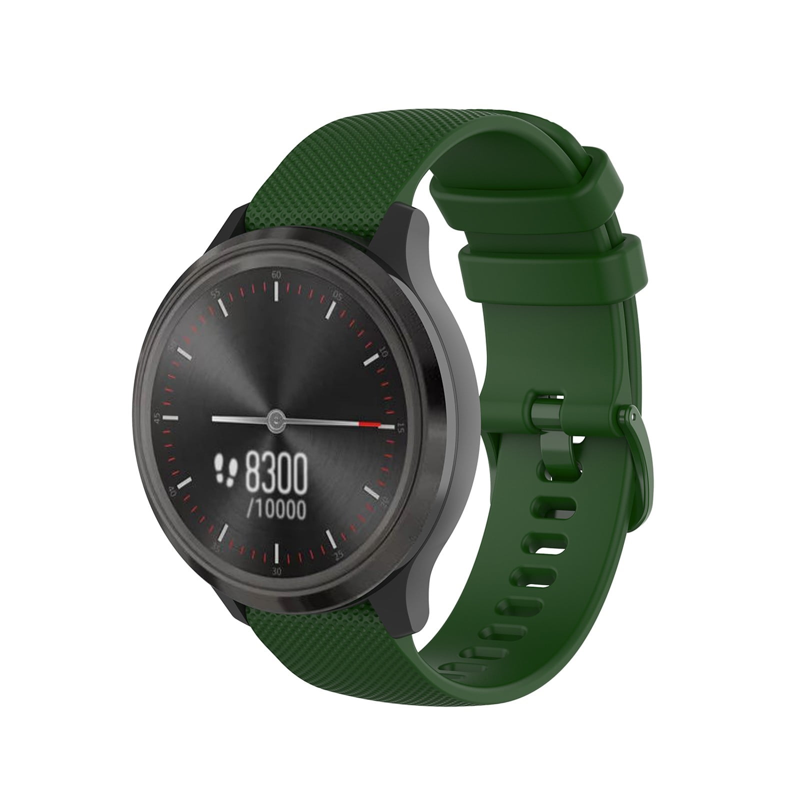 BotaniNest Premium Silicone Sports Sweat Proof Solid Color Watch Band ...