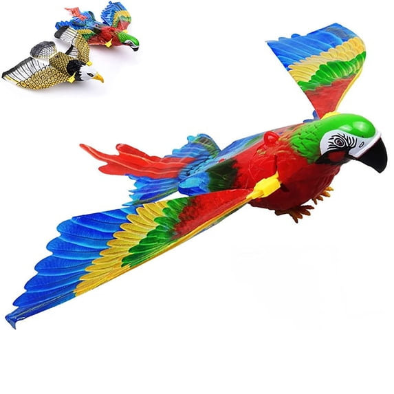 BotaniNest Simulated Birds Hanging Pet Toy Chirping Bird Cat Toys Toy ...