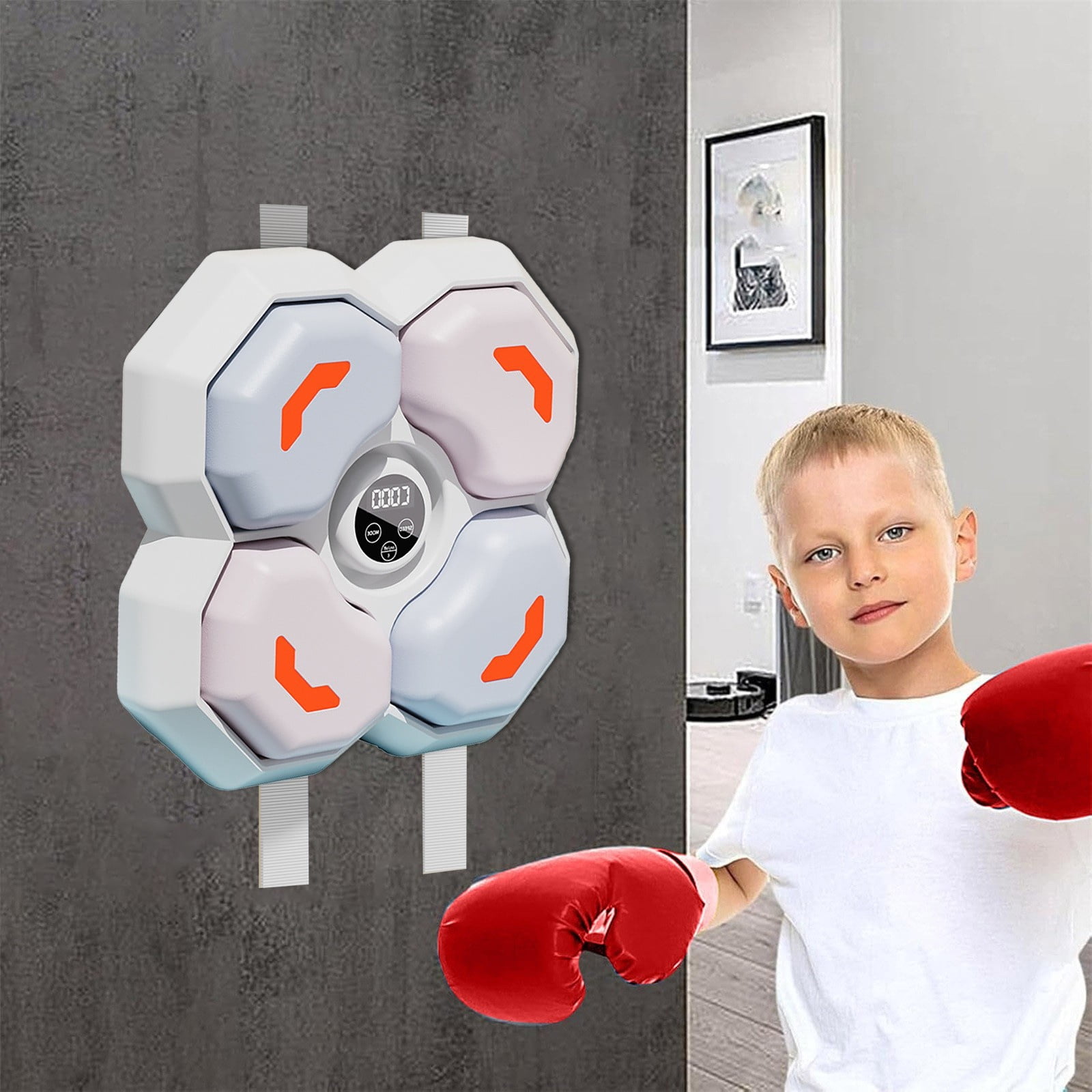 BotaniNest Smart Interactive Music Punching Bag Wall For Kids Home ...