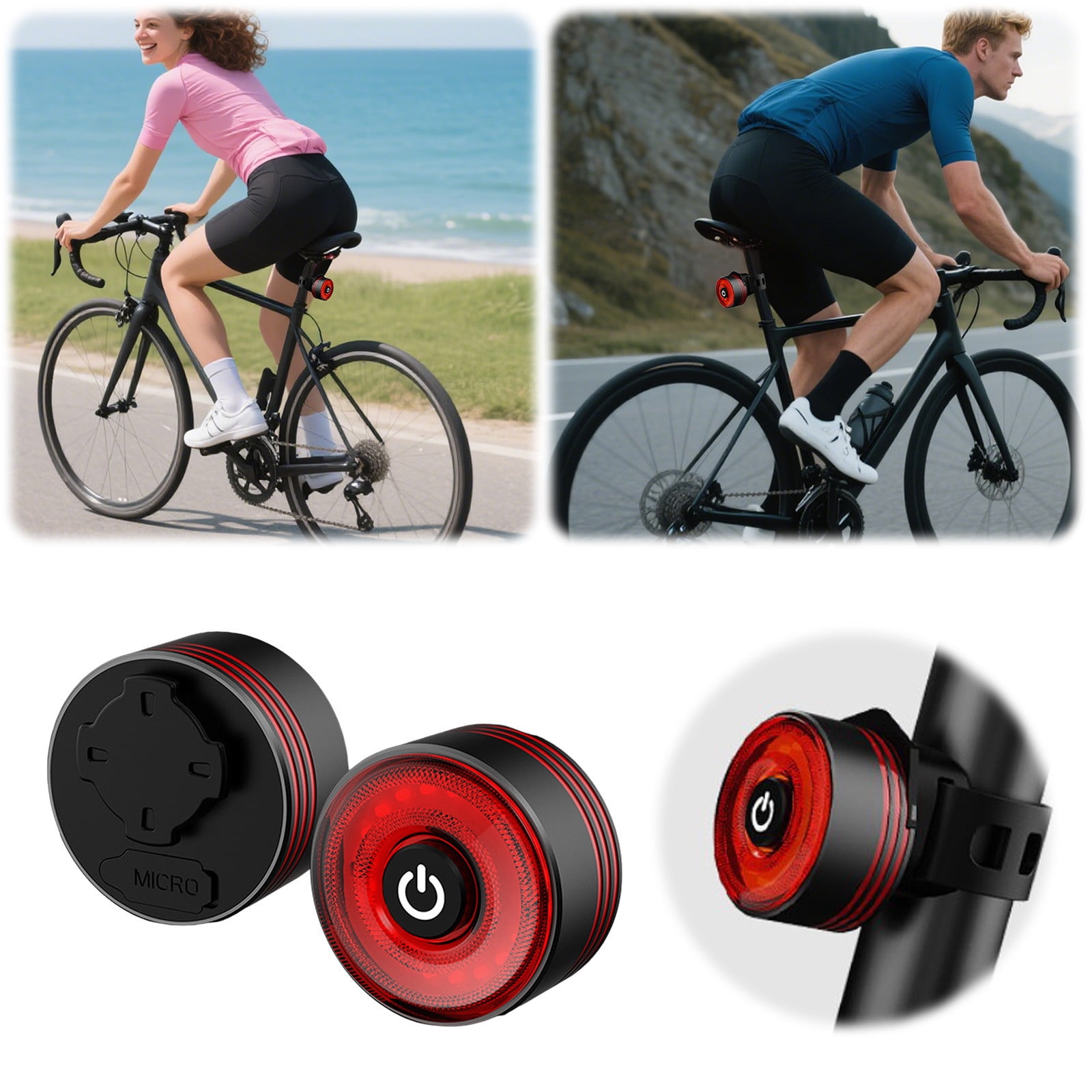 BotaniNest Smart Rear Light、Rechargeable、Brake Sensor、 Brake Light With ...