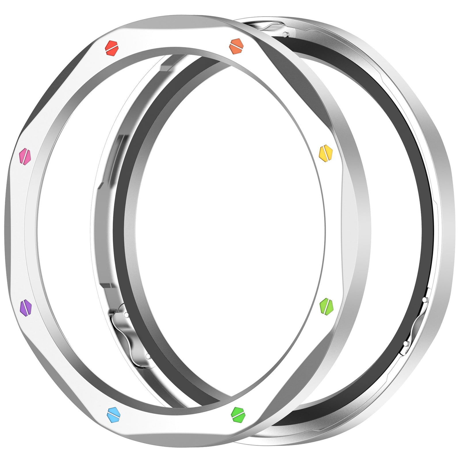 BotaniNest Stainless Steel 316 Bezel With Markings For Smartwatch Metal ...