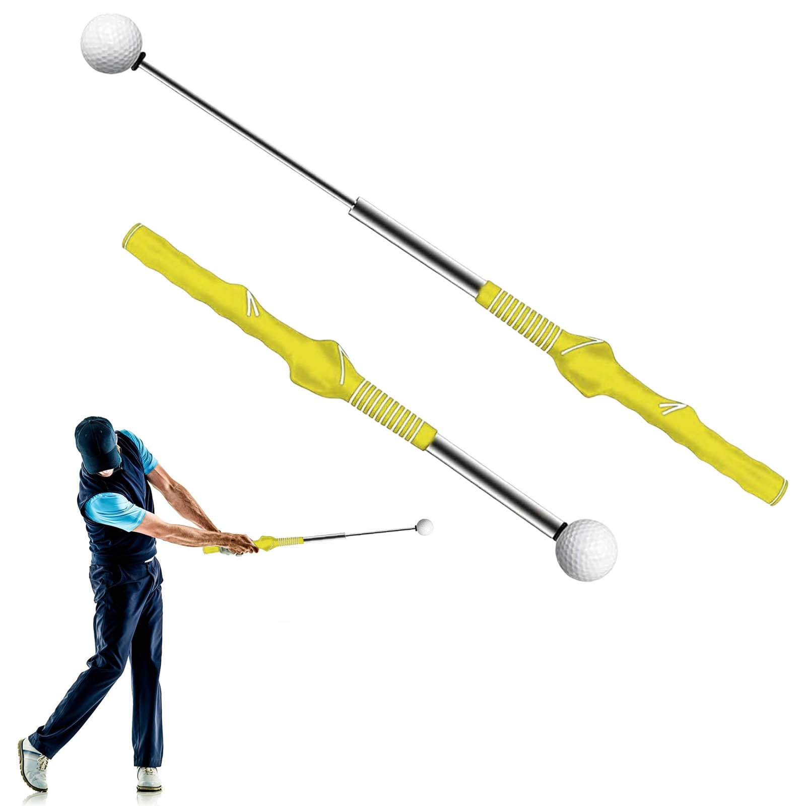 BotaniNest Swing Trainer Telescopic Retractable Club For Practice With ...