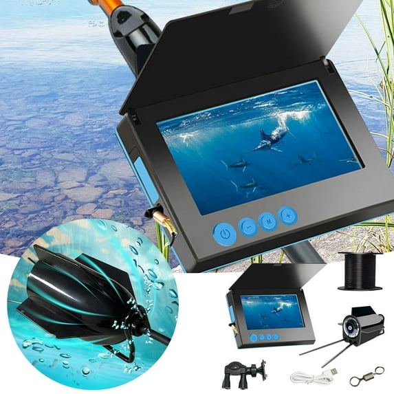 BotaniNest Underwater Fishing Camera 4.3 Inch IPS Screen Fish Finder ...