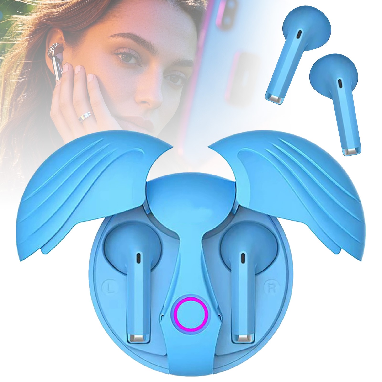 BotaniNest 【Wireless Headset】 Built In Microphone Immersive Quality ...