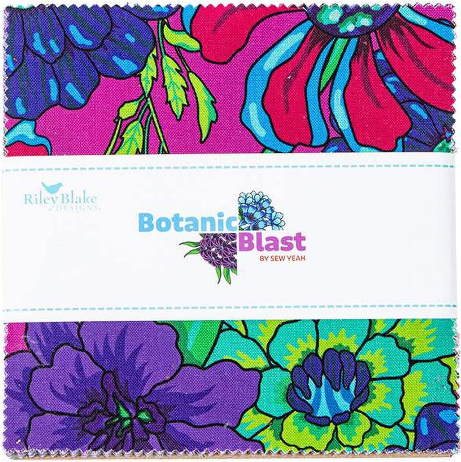 Botanic Blast Riley Blake Stacker by Sew Yeah; 42 - 5" Precut Fabric ...
