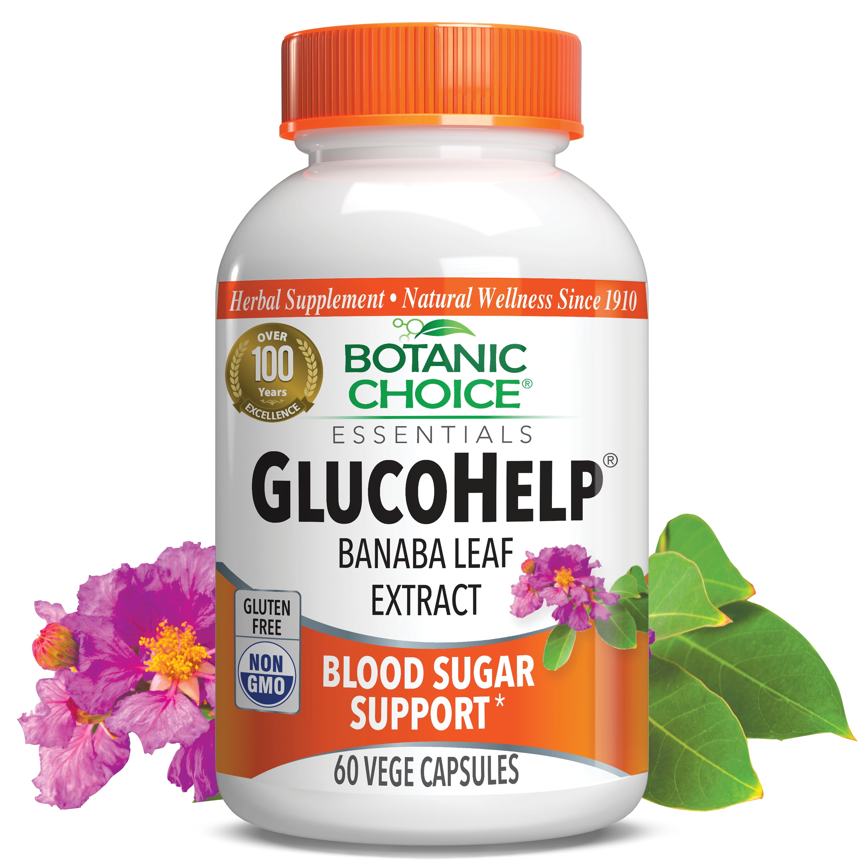 Botanic Choice GlucoHelp, Banaba Extract, 60 Capsules, Supports Blood ...