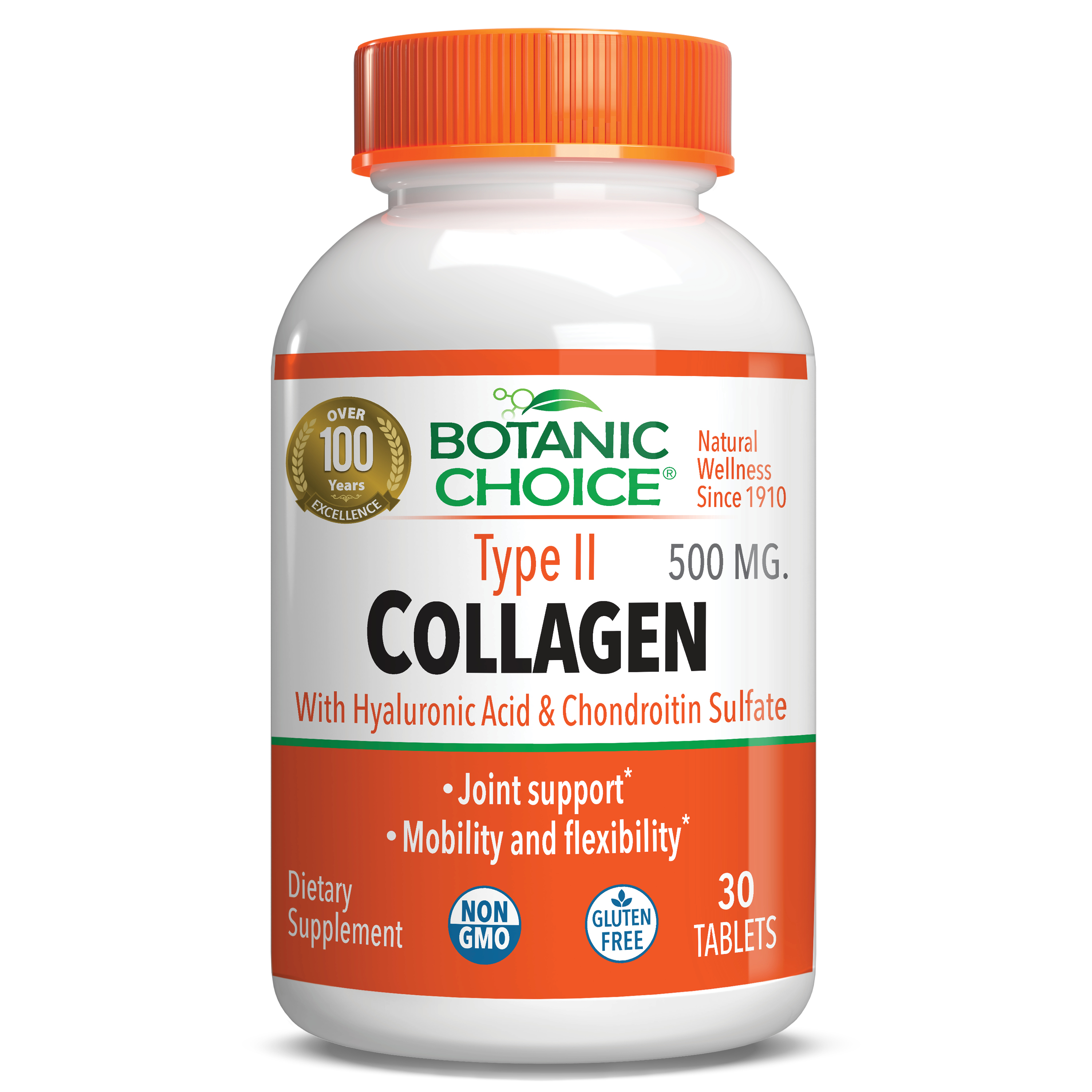 Botanic Choice Type II Collagen Tablets 500 mg. Beauty Dietary ...