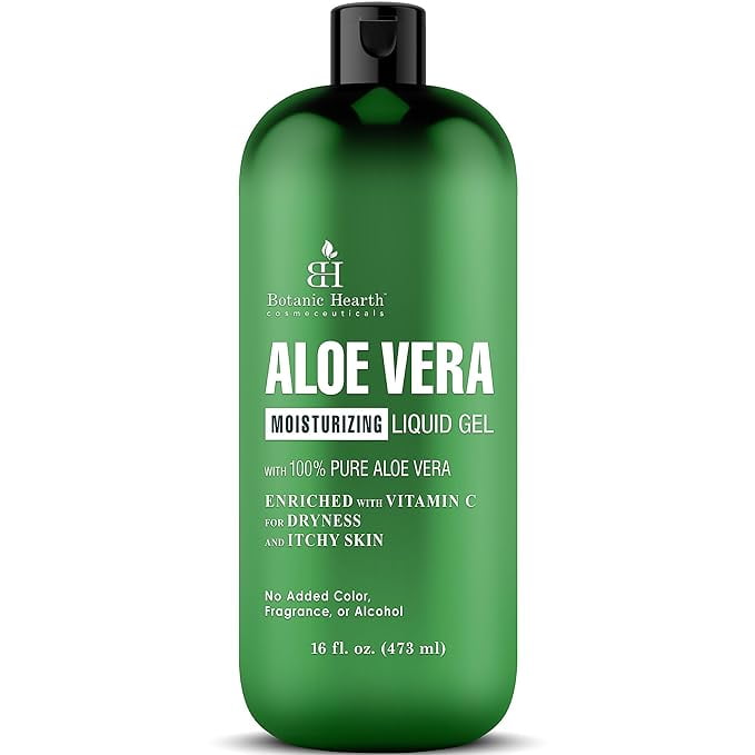 Botanic Hearth Fresh Organic Aloe Vera Gel - 100% Pure, Natural & Cold ...