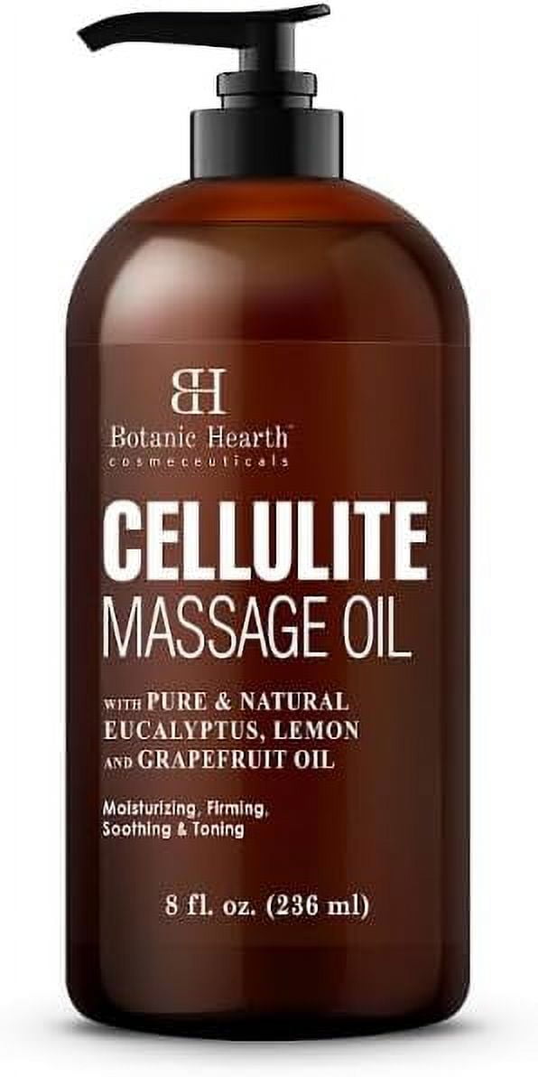 Botanic Hearth Cellulite Massage Oil - Cellulite Oil for Thighs and ...