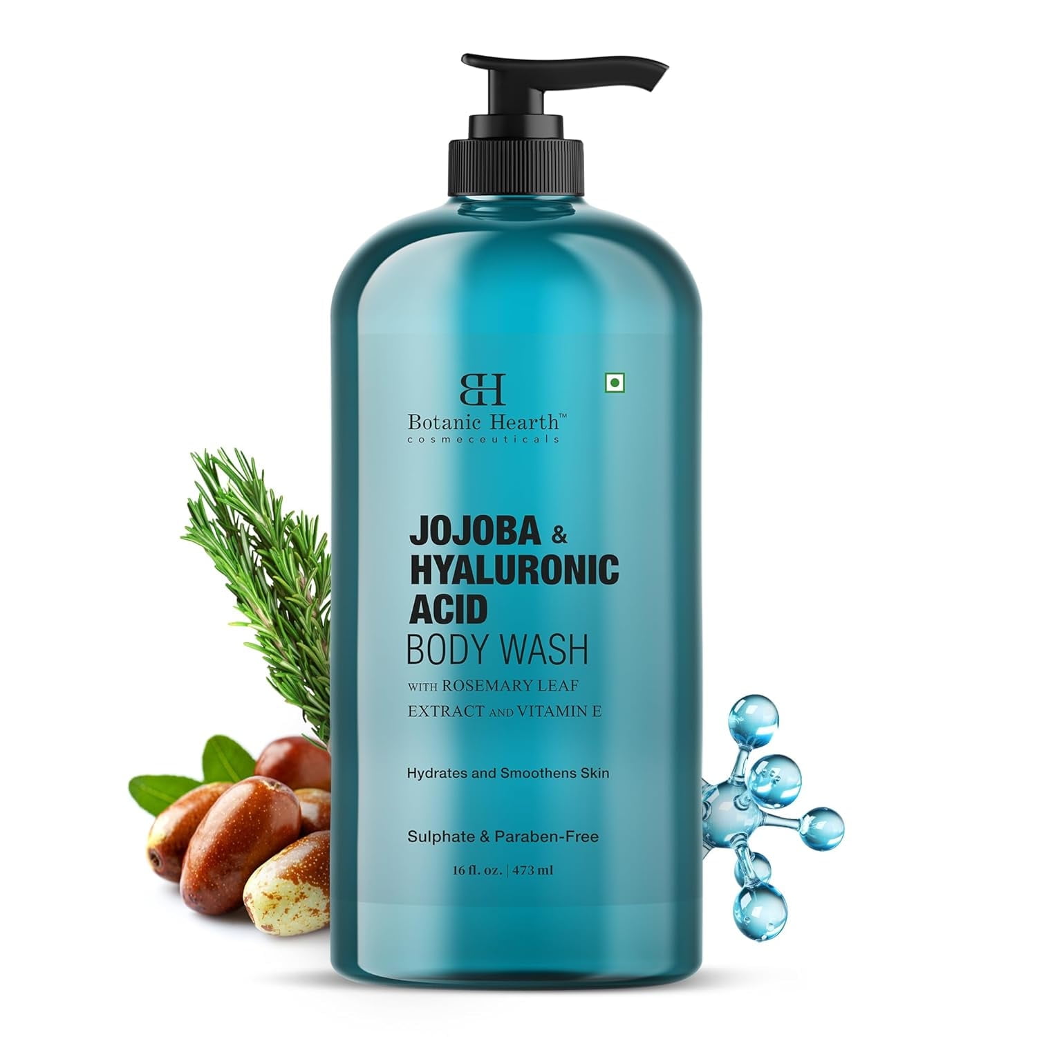 Botanic Hearth Jojoba and Hyaluronic Acid Body Wash, 16 fl oz ...