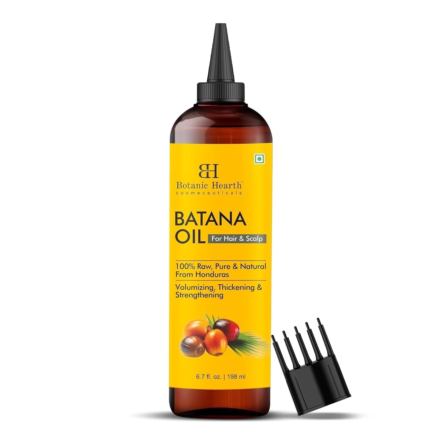 Botanic Hearth Raw Batana Oil for Hair Growth (6.7 fl oz) | 100% Pure ...