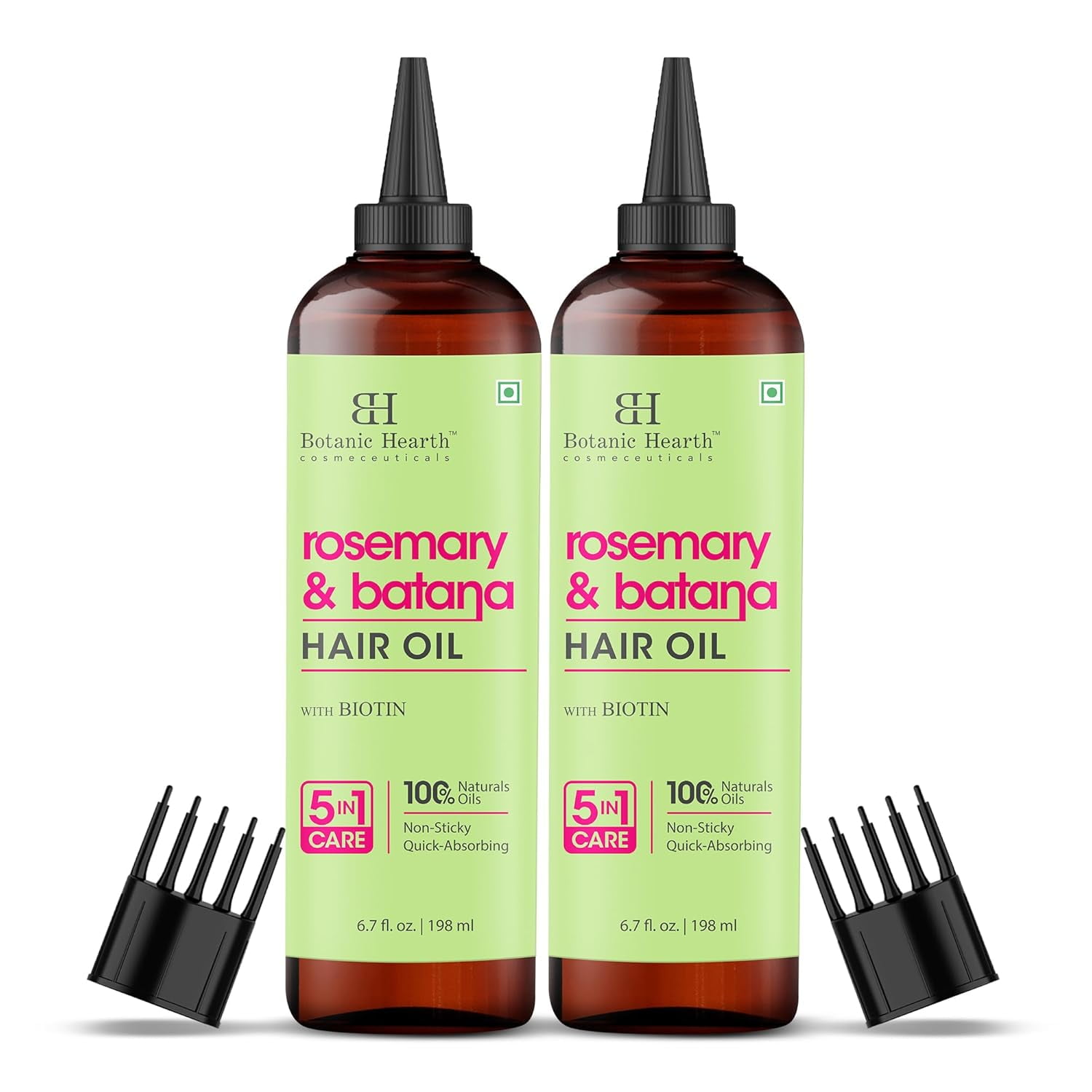 Botanic Hearth Rosemary & Batana Hair Oil (6.7 fl oz Pack of 2 ...