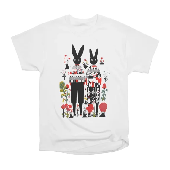Botanic Rabbit Soulmates T-Shirt Tee Gift For Him Merch For Her Apparel ...