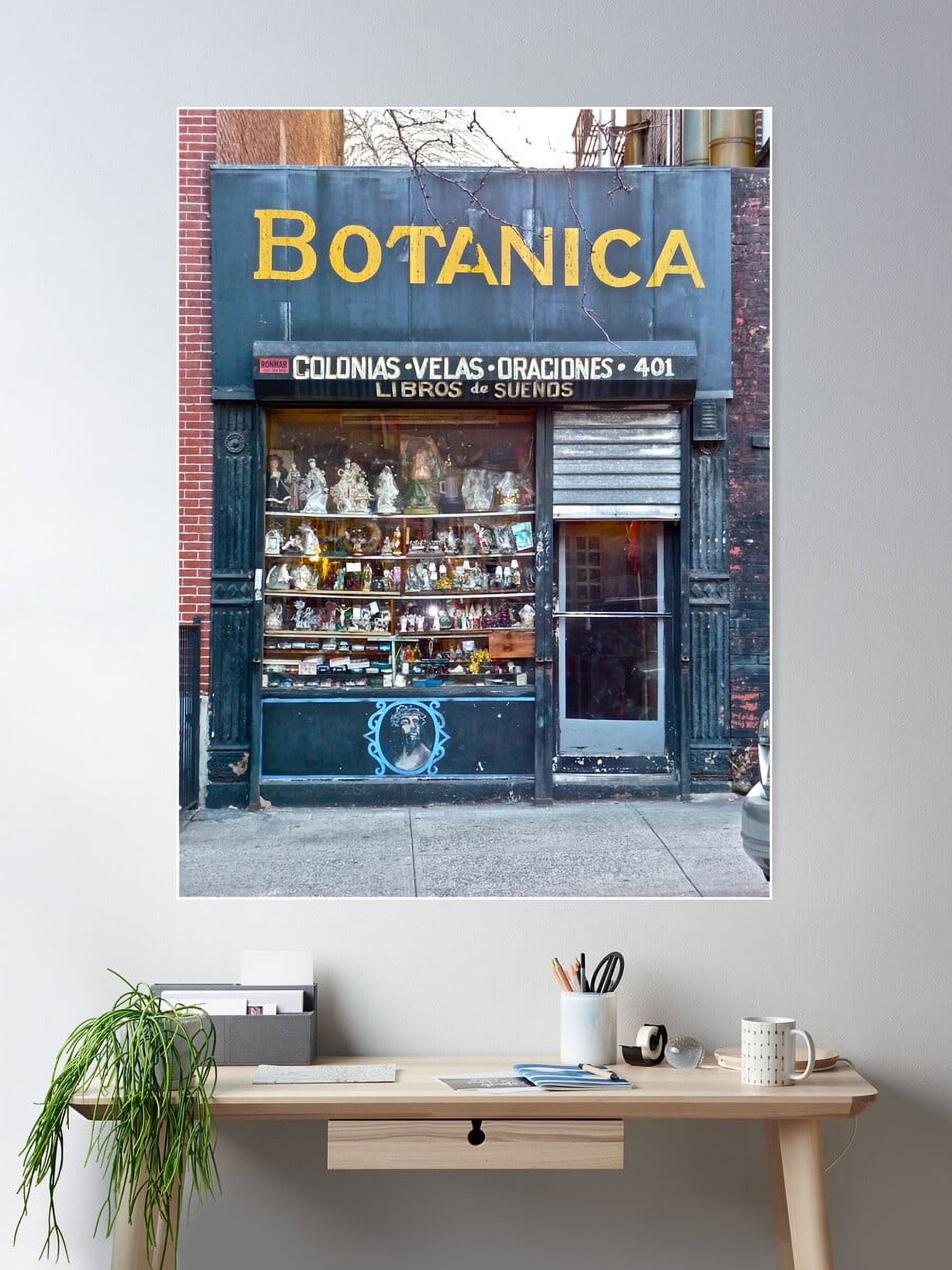Botanica Store Poster Wall Art Modern Wall Decor For Living Room ...