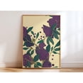 Botanical Archive Pointillism Floral Study Vintage Japanese Inspired ...