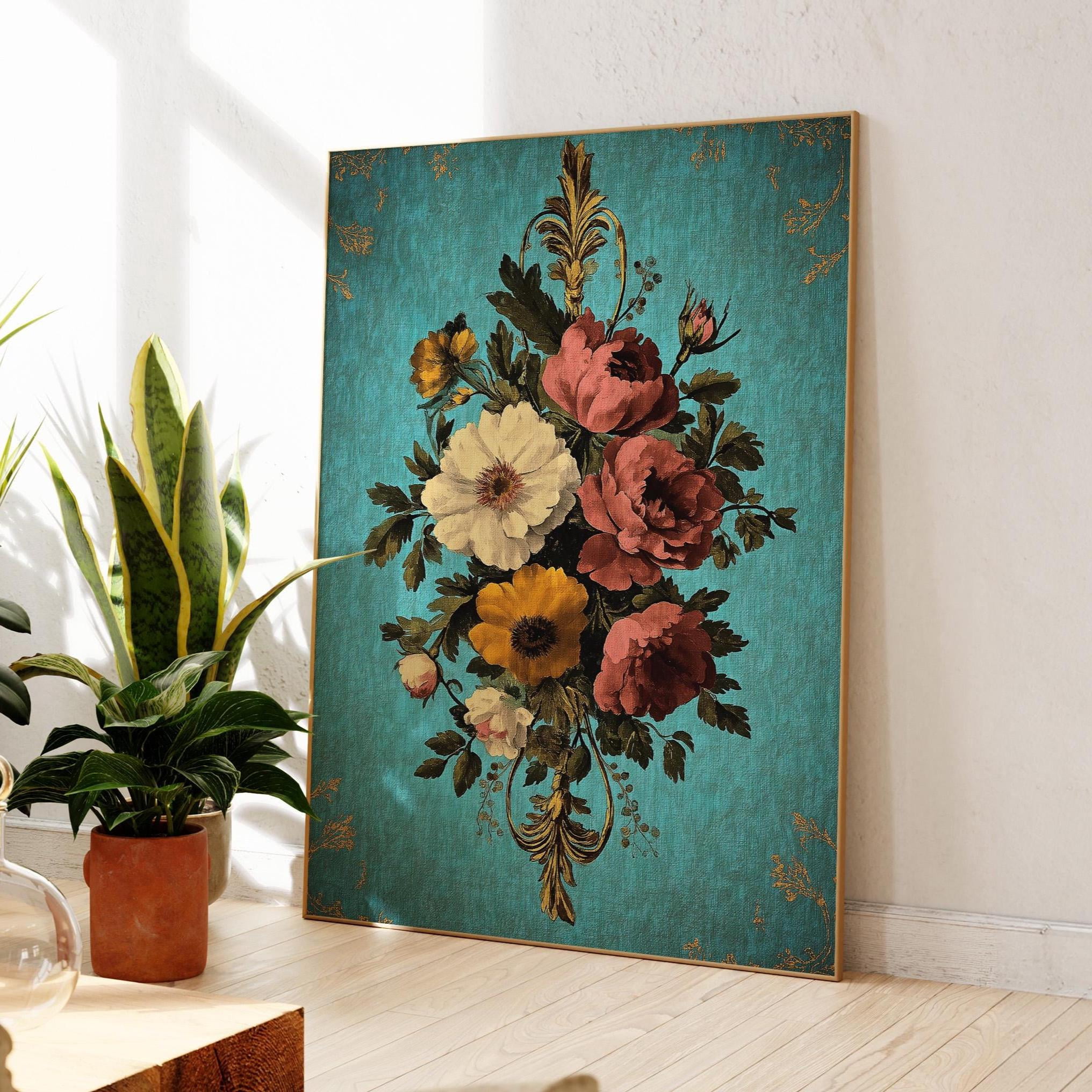 Botanical Art Modern Baroque Inspired Art Timeless Garden Art ...