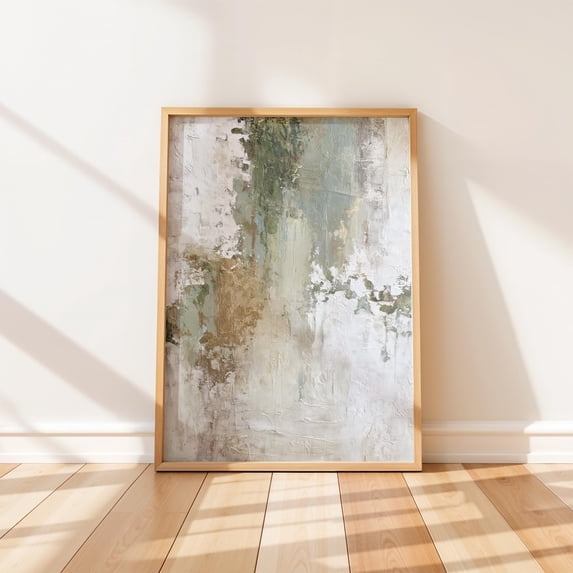 Botanical Art Neutral Textured Earthy Minimalist Foliage Modern ...