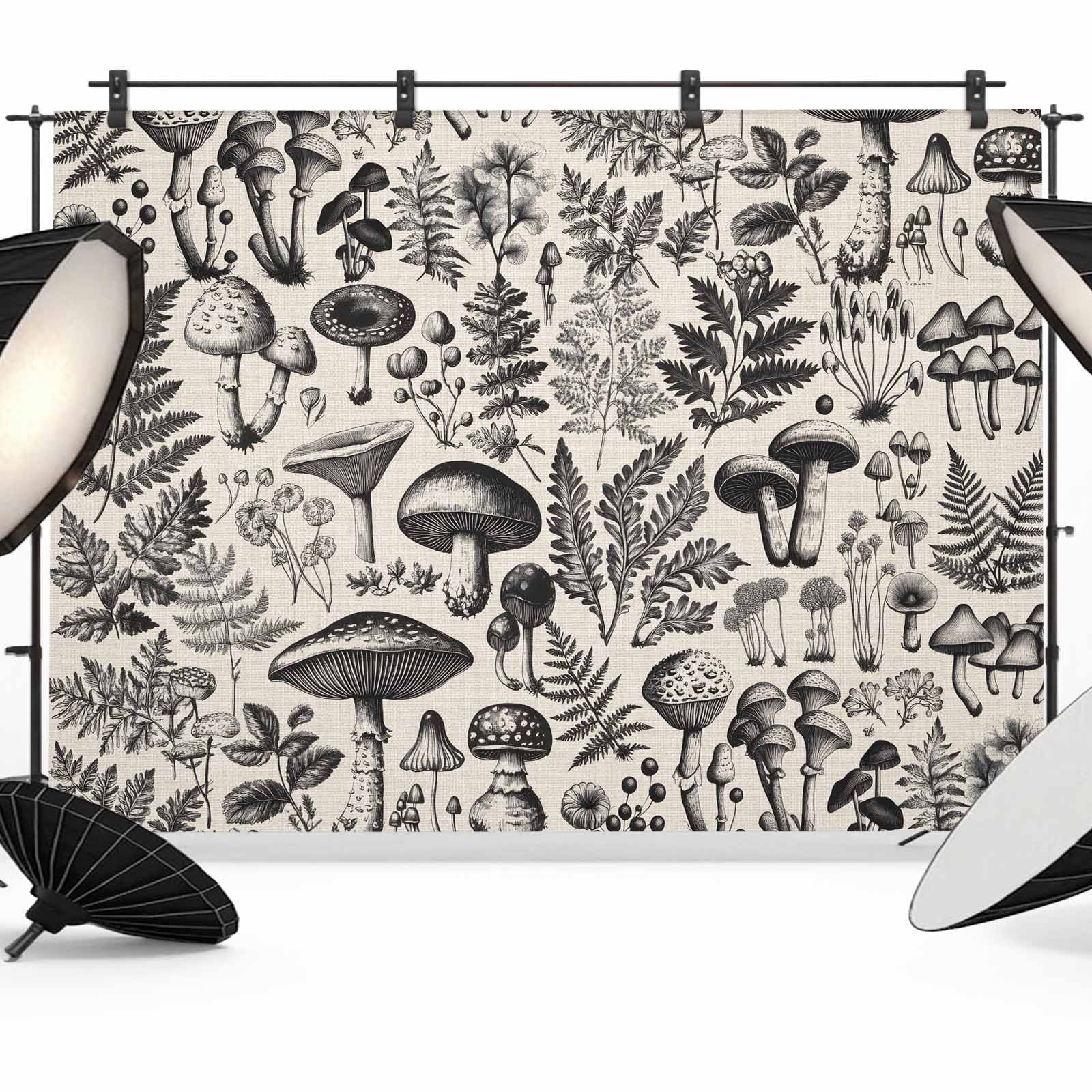 Botanical Backdrop for Photography,Fabric Photo Background Backdrop ...