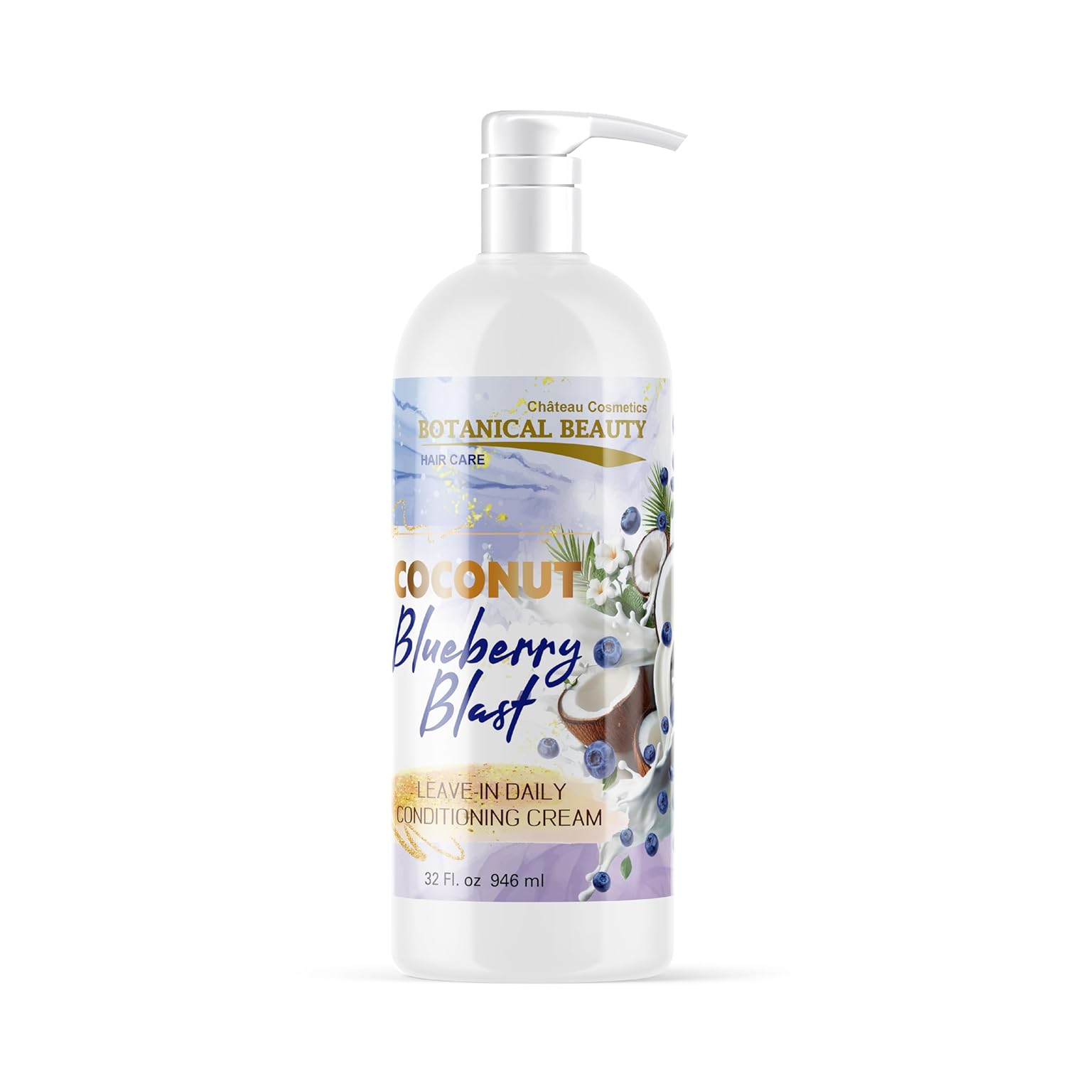 Botanical Beauty Conditioner Cream Leave In Coconut Bluberry, 32 Oz, 6 ...