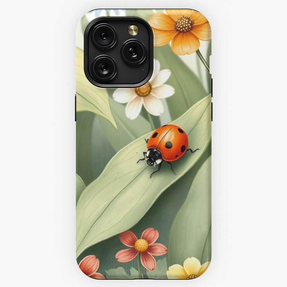 Botanical Beauty Elegant Flower Pattern iPhone Case 17 to 11 Pro Max ...