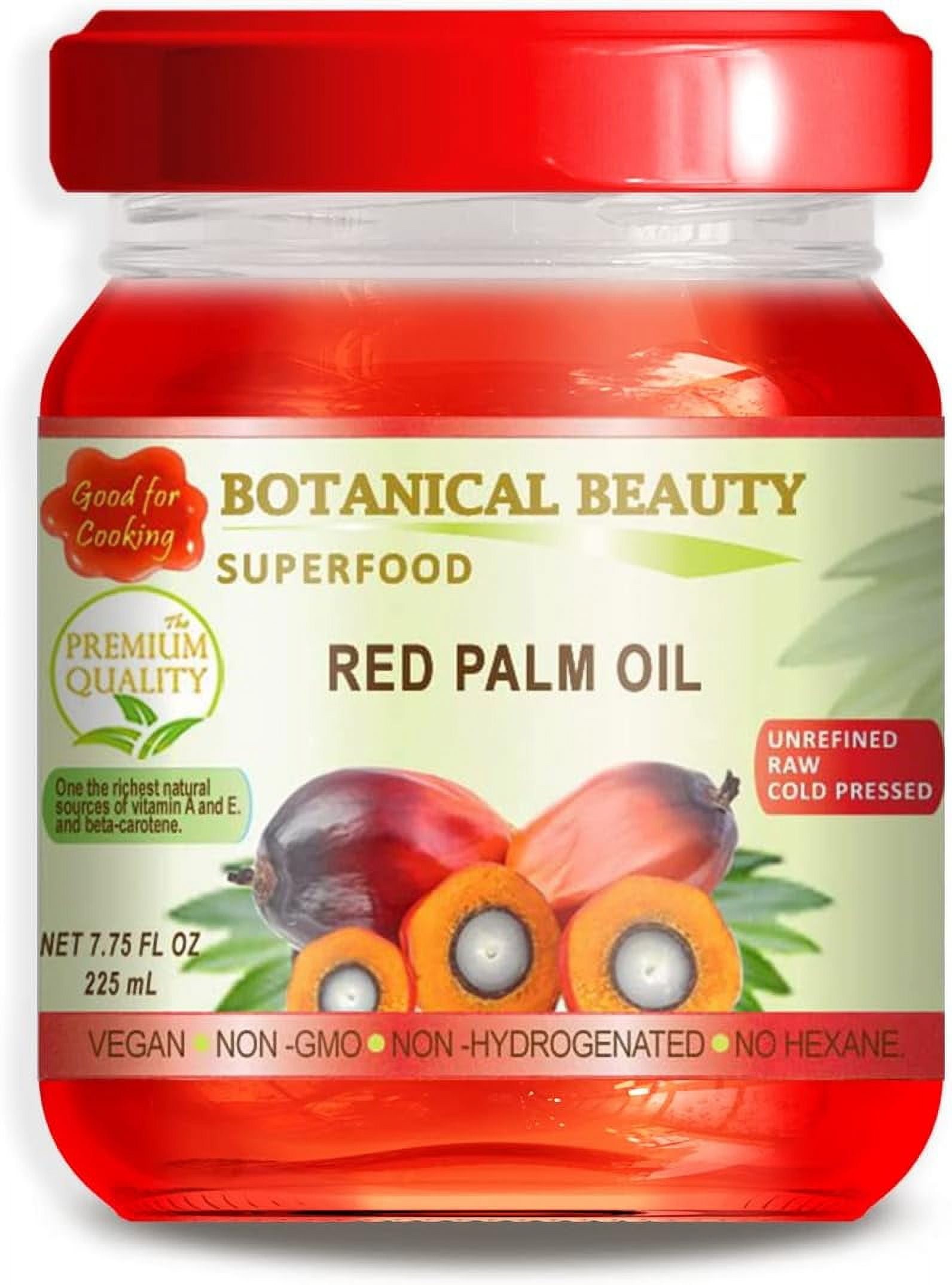 Botanical Beauty - ORGANIC RED PALM OIL Brazilian 100% Pure Refined Undiluted Cold Pressed SUPER ...