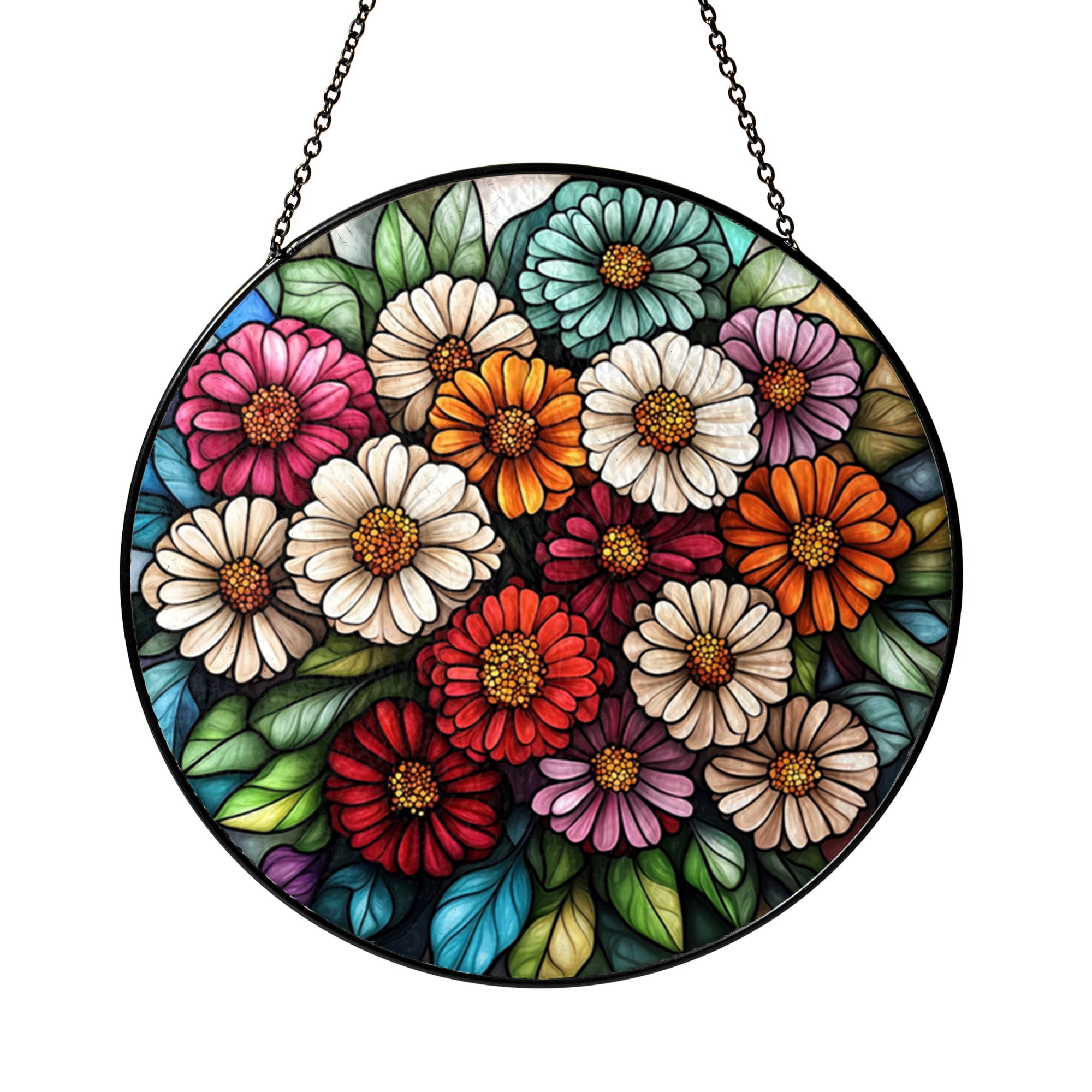 Botanical Birth Flower Window Hanging – Artistic Decorative Suncatcher ...