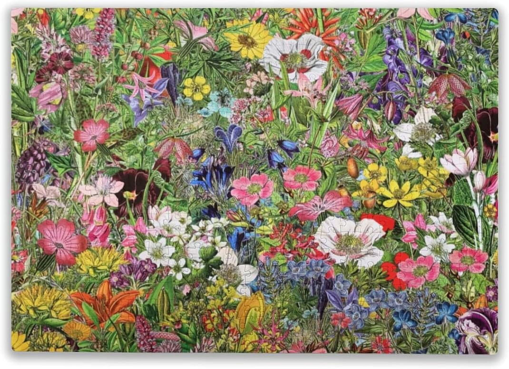 Botanical Bloom Nature Wildflower Garden Jigsaw Puzzles 500 Pieces for ...