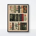 Botanical Book Spine Vintage Library Poster Unframed Paper Print ...