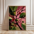 Botanical Branch Modern Nature Abstract Leaf Fruit Decor, Stretched ...