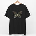 Botanical Butterfly T-Shirt, Nature Inspired Tee, Wildflowers TShirt ...