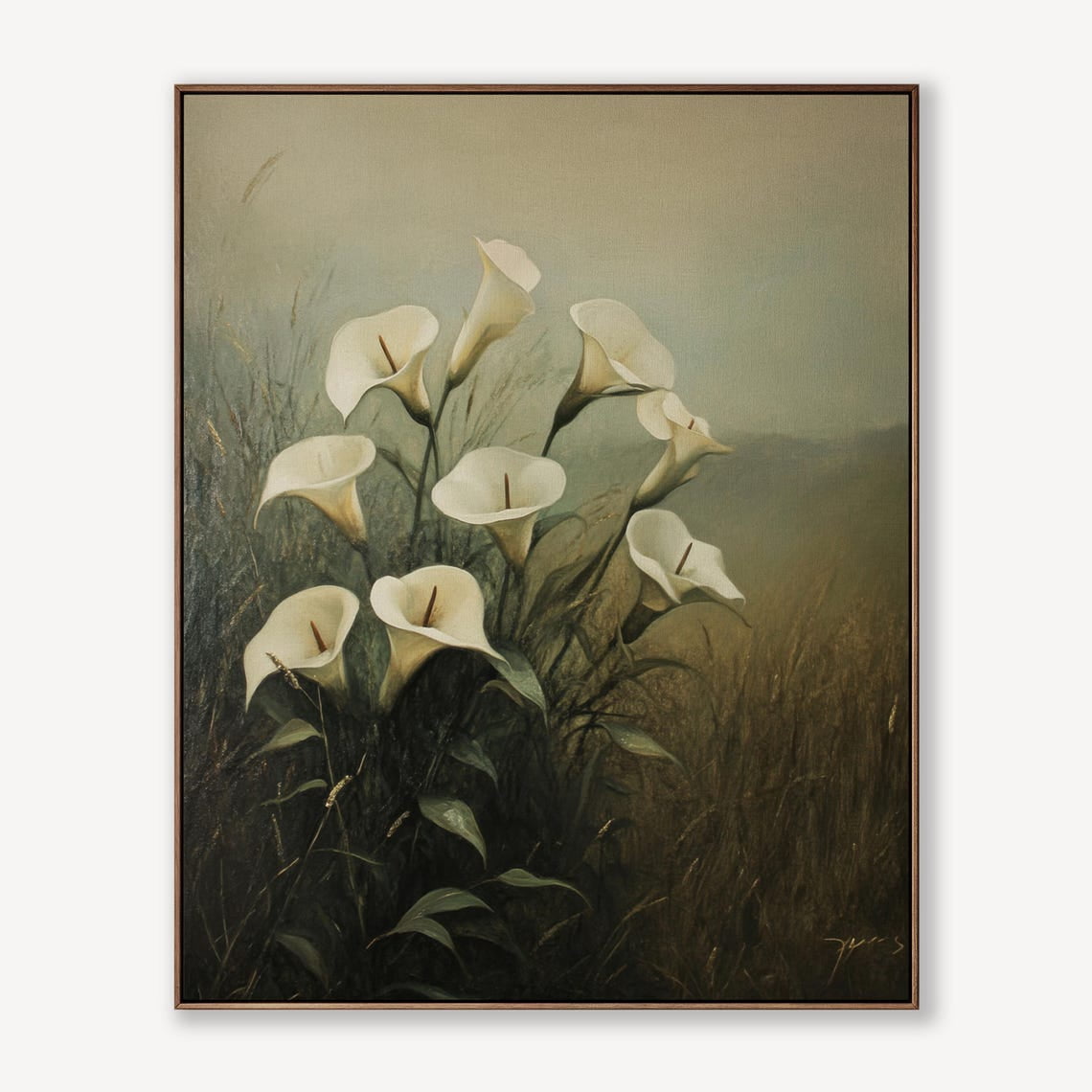 Botanical Christian Art Consider The Lilies Wall Print Matthew 6 Decor ...